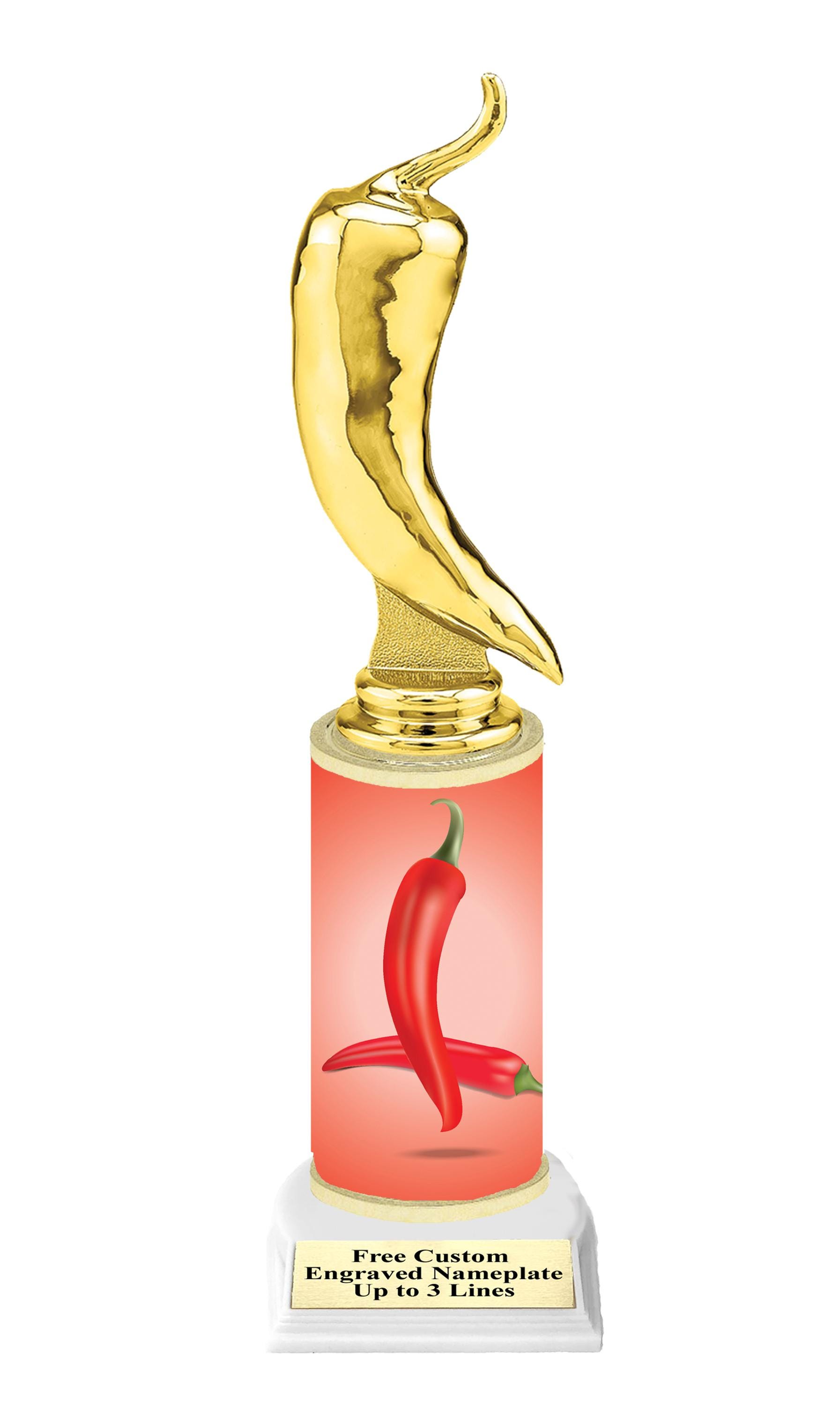Chili Pepper Trophy. Great for Your Chili Cookoffs, Eating Contests ...