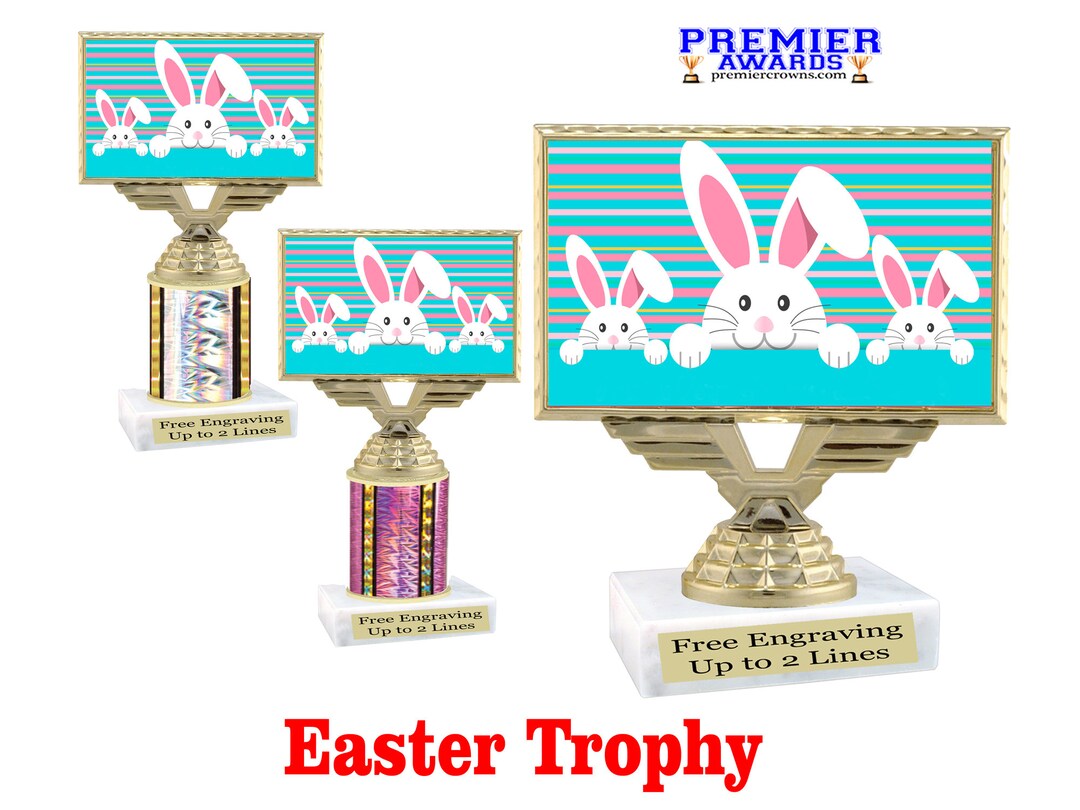 Easter Trophy. Festive Trophy for Your Easter Themed Events, Pageants ...