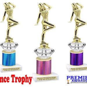 Dancer Trophy. Great for Recitals, Squads, Schools, Rec Departments ...