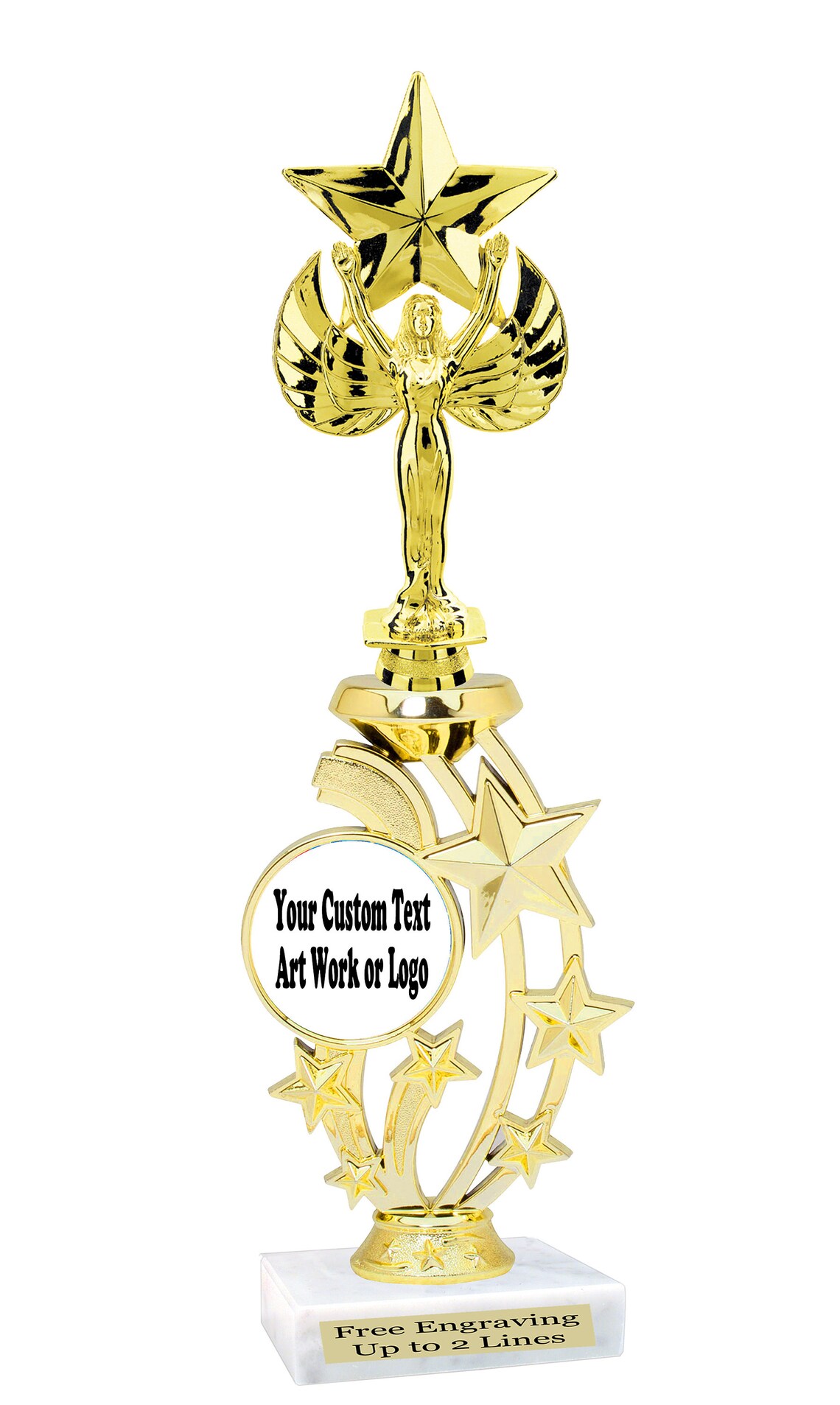 Custom Trophy. Add Your Custom Text Logo or Art Work for a - Etsy