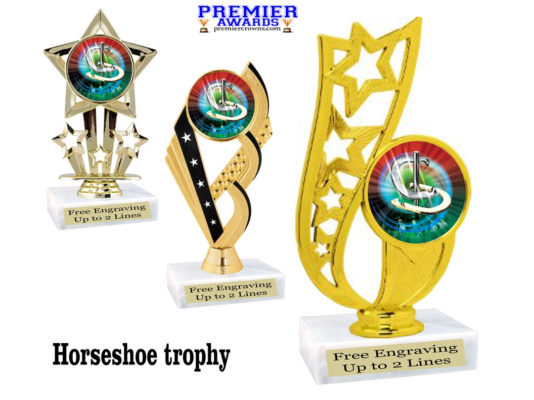 Horseshoe Trophy. Great Trophy for Any Event, Competition, Contest or ...