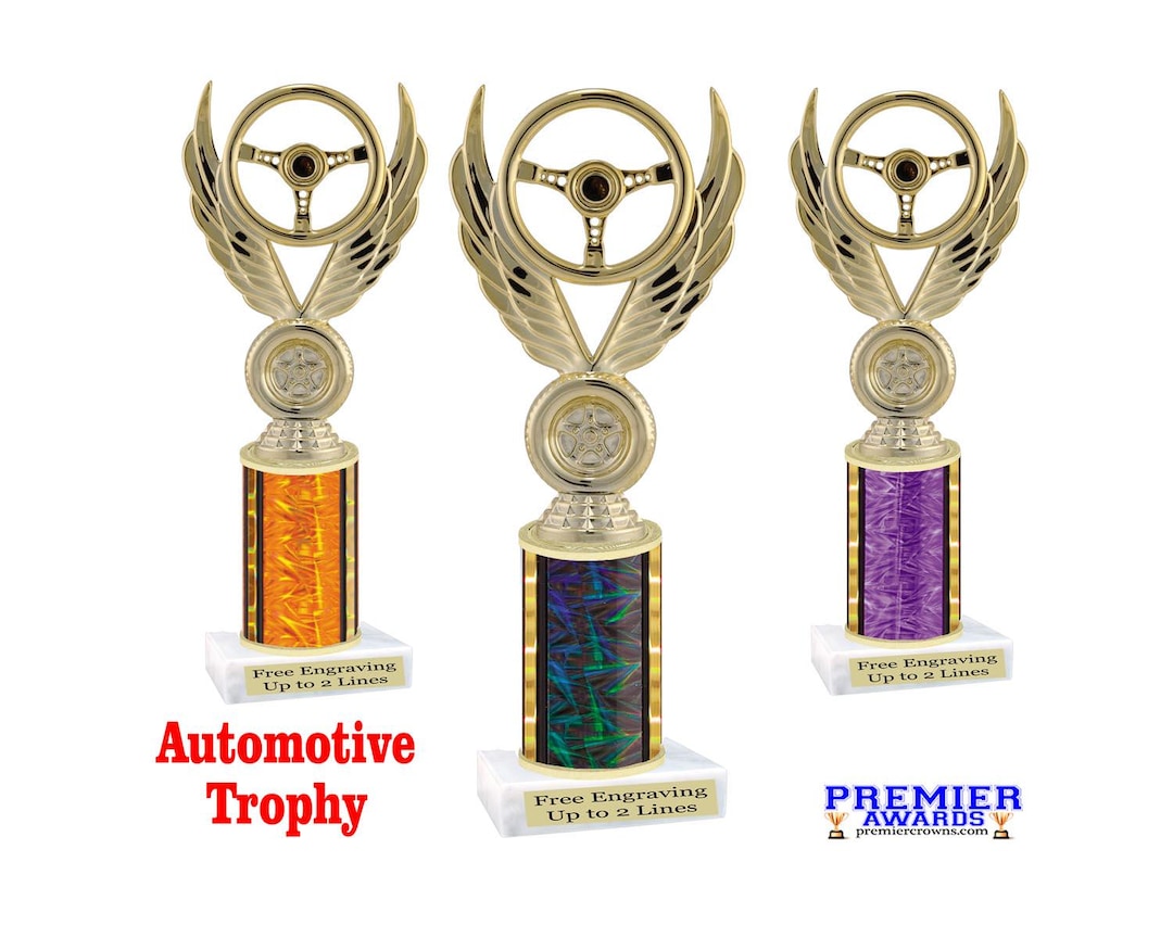 Automotive Theme Trophy. Great for Car Shows, Racing, Mechanics and the ...