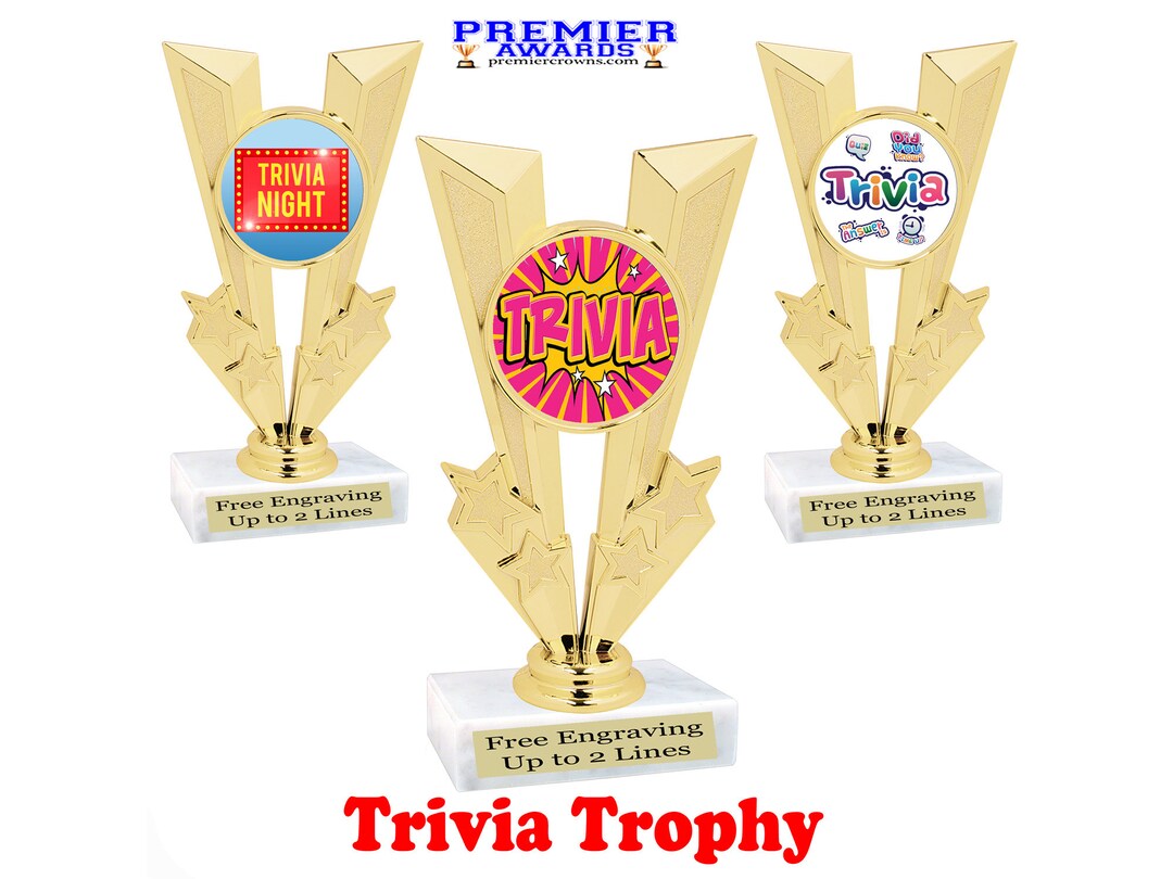 Trivia Trophy. Great Trophy for Your Next Family Game Night And/or ...