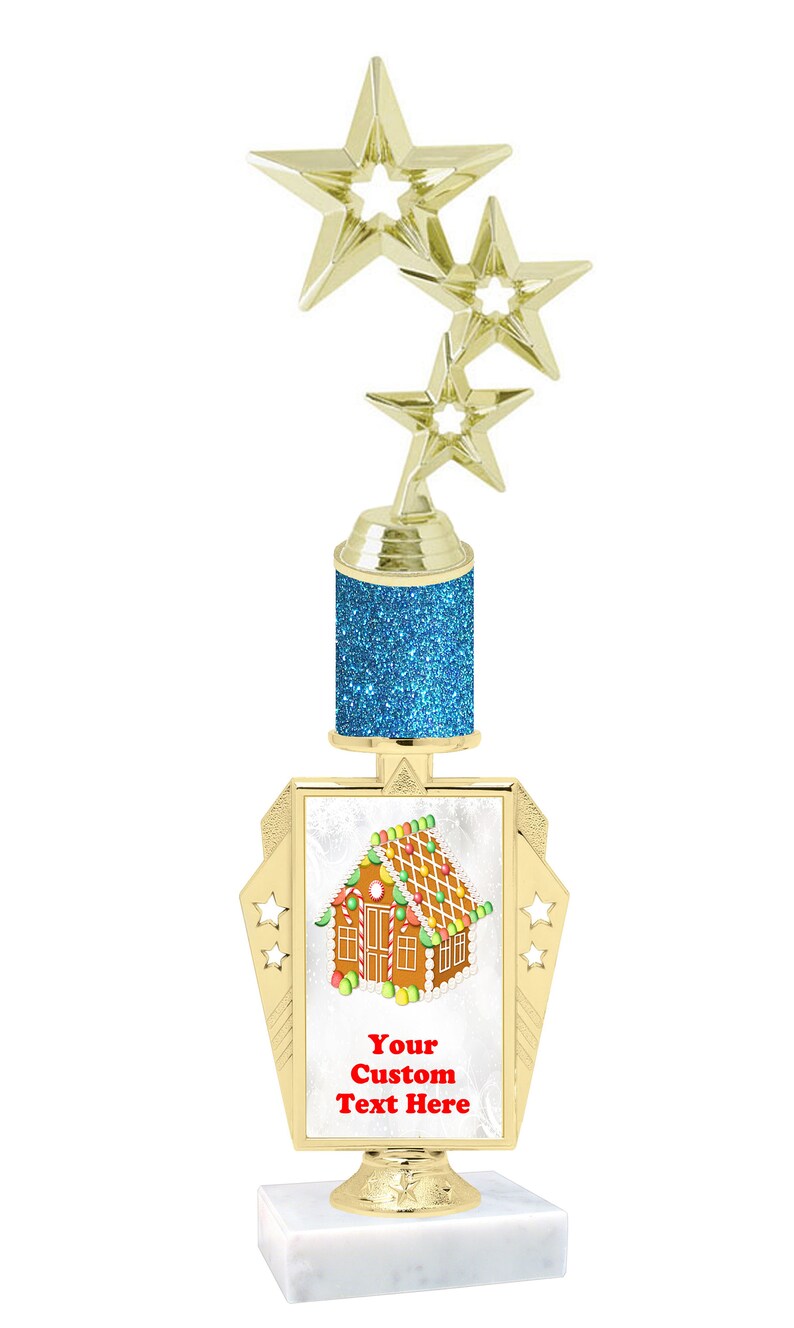 Custom Gingerbread House Trophy. Great Trophy for Your Holiday - Etsy