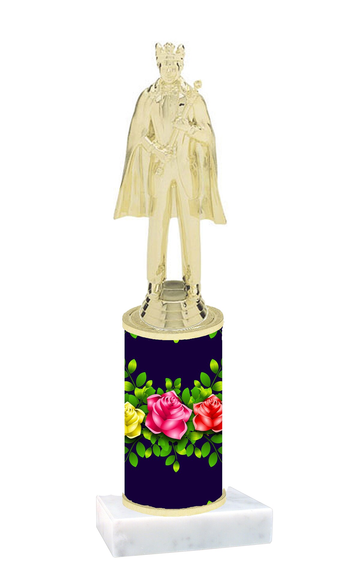 Flowers Design Trophy With Choice of Figure. Numerous Trophy - Etsy