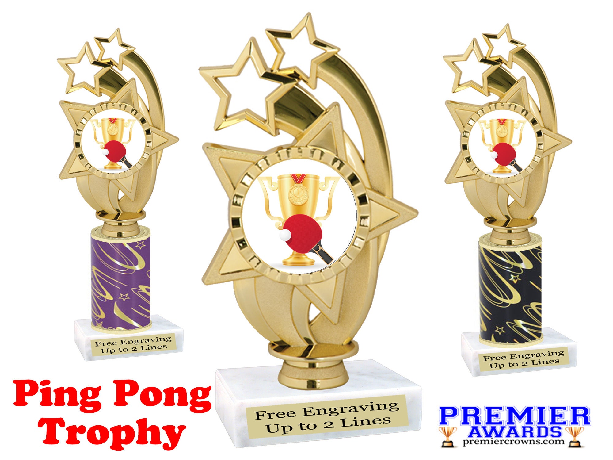 Ping Pong Trophy. Great trophy for your summer games BBQs | Etsy