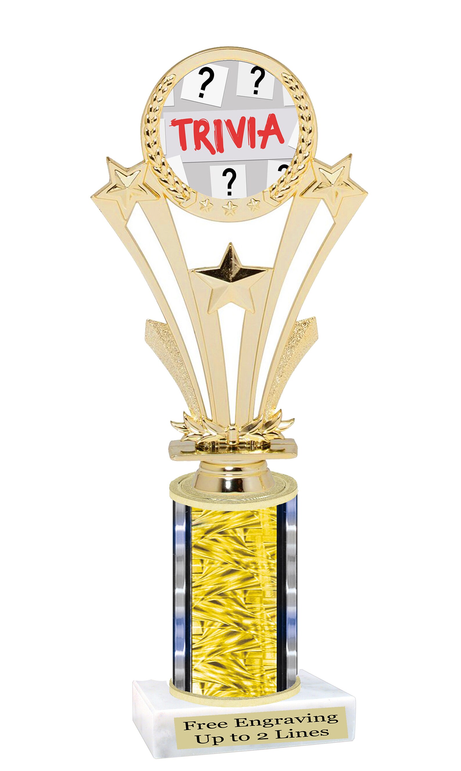 Trivia Trophy. Great Trophy for Your Next Family Game Night And/or ...