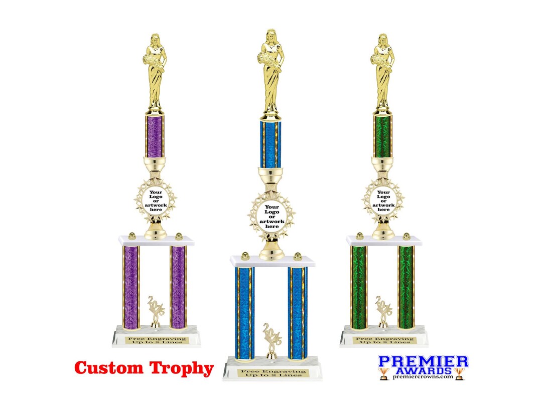 Queen 2-column Trophy. A Special Trophy That is Great for Pageants ...