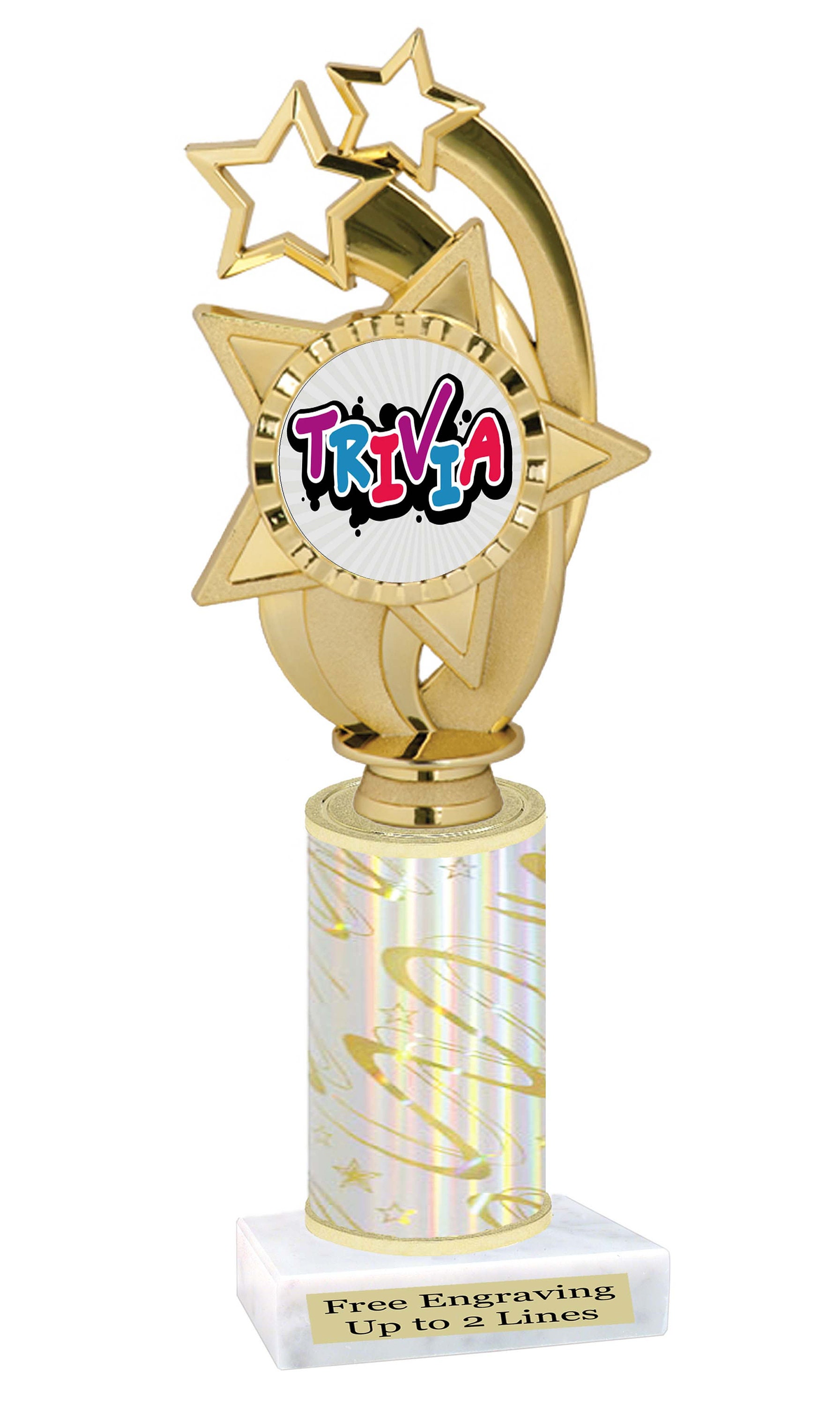 Trivia Trophy. Great Trophy for Your Next Family Game Night - Etsy