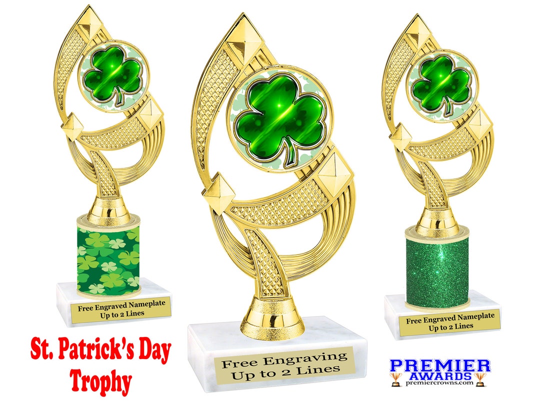 St. Patrick's Day Trophy. Great Award for Events, Pageants, Pub Crawls ...