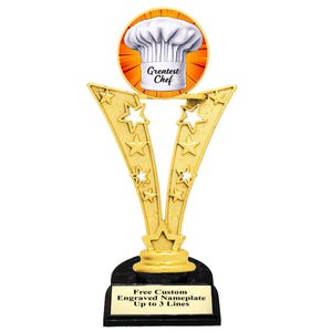 Greatest Chef Themed Trophy. Great for Baking Contests, Cooking ...