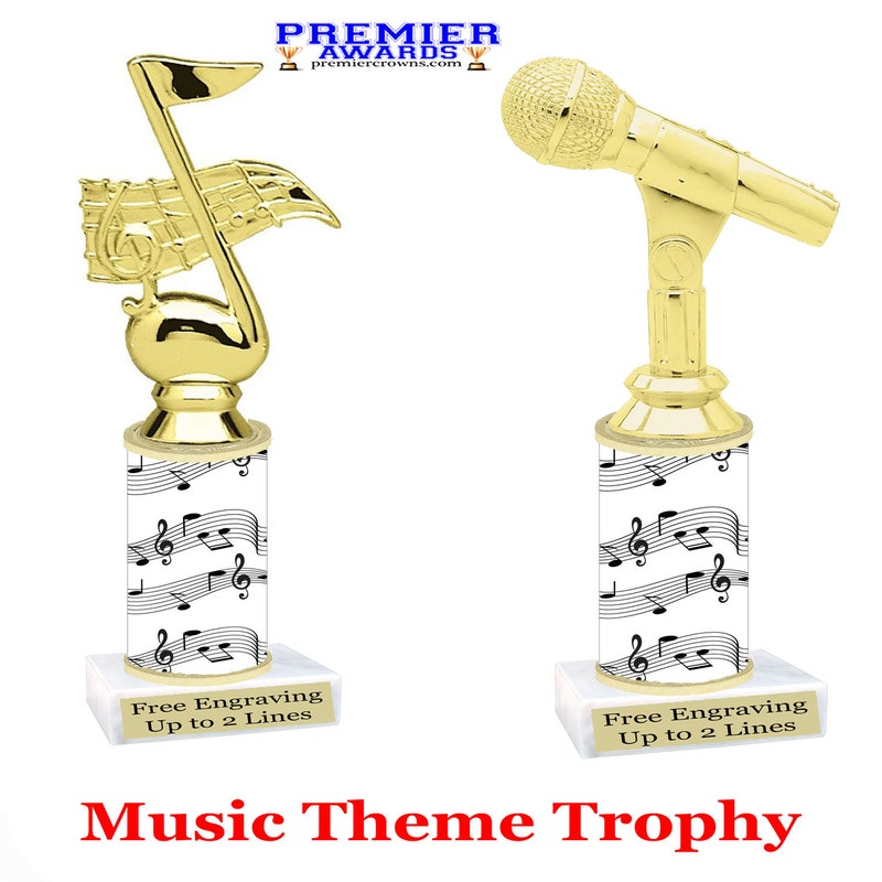 Music Trophy - Etsy