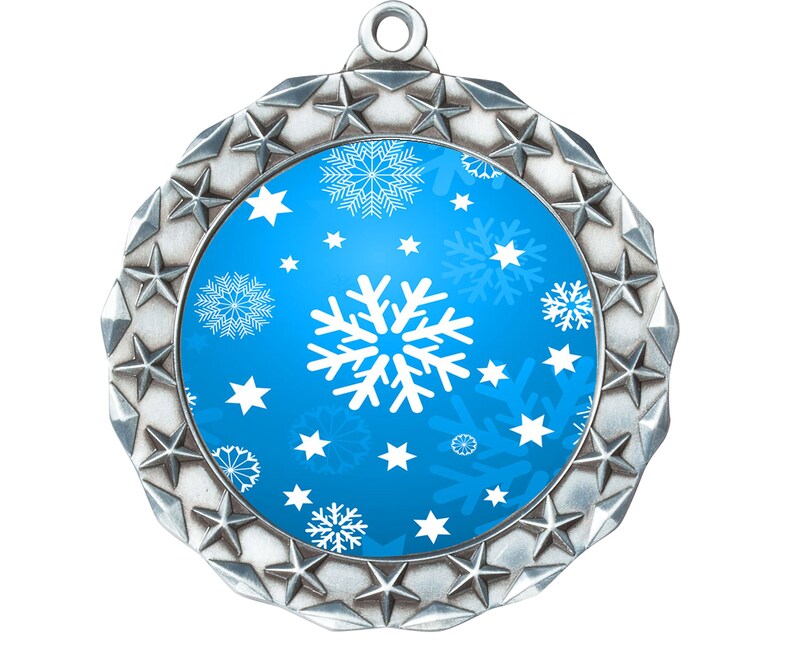 Snowflake Medal. Great for Those Holiday Contests Holiday - Etsy
