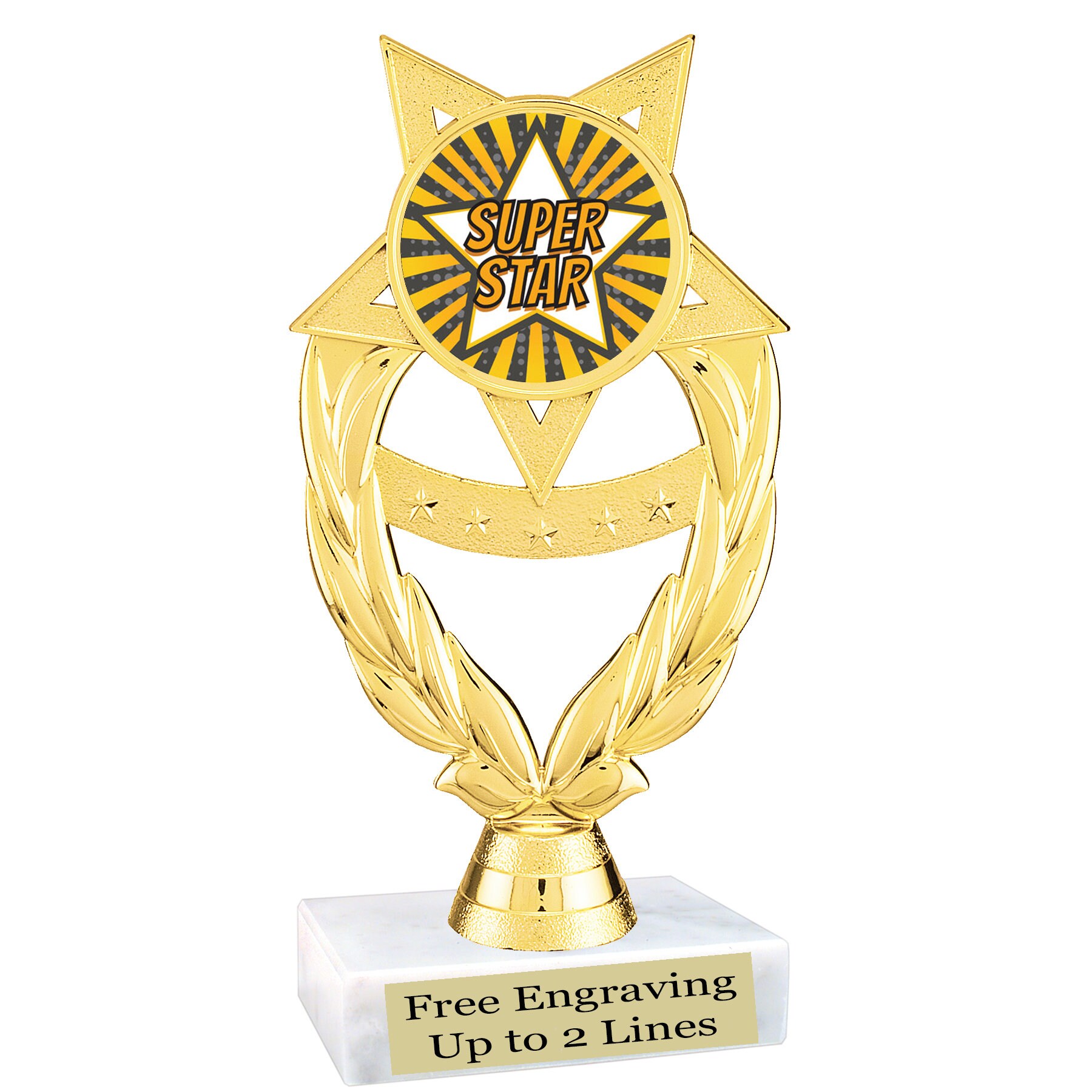 Super Award! 6" Tall With Choice of 6 Designs. Great for Home Students ...