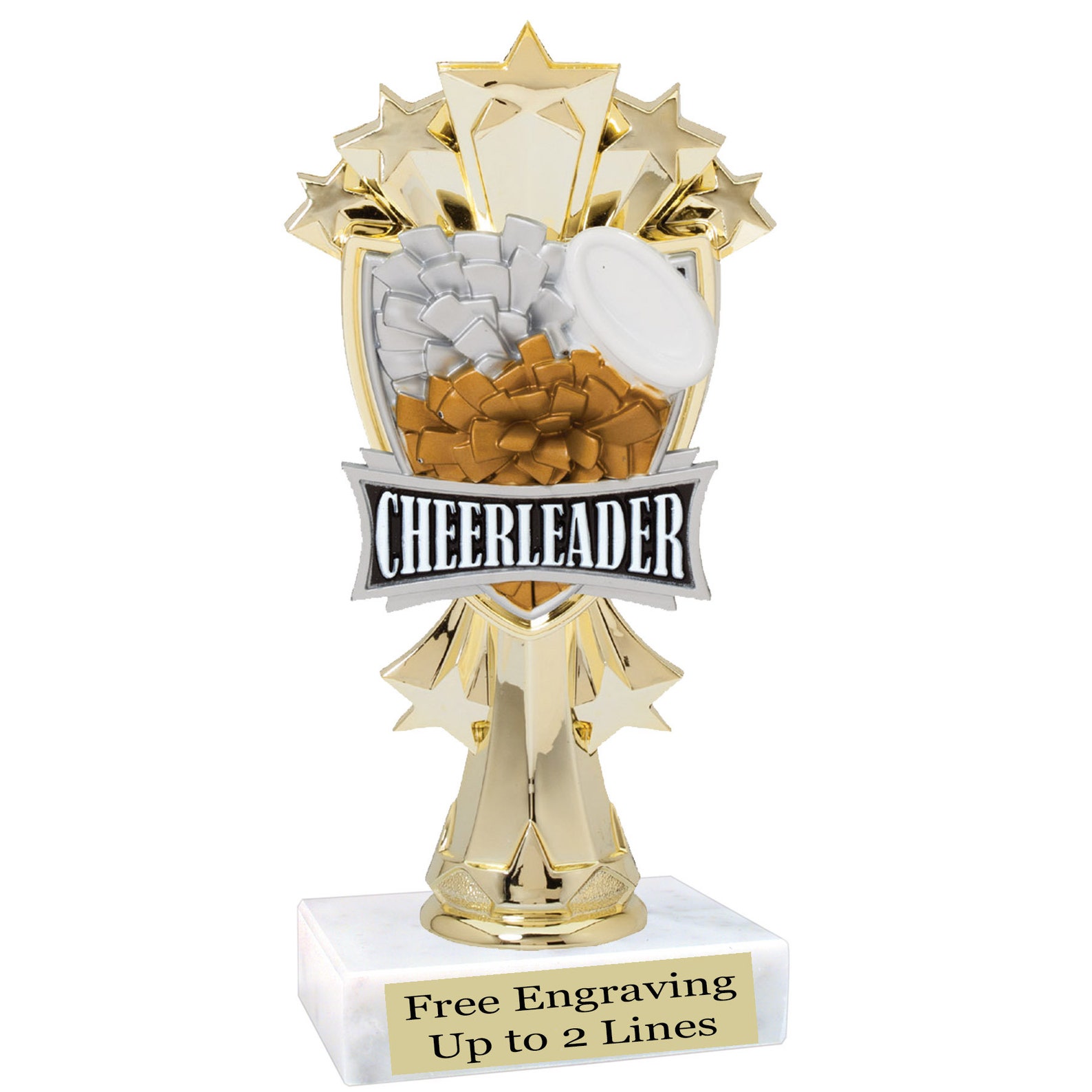 Cheer Trophy. Cheer Figure on Base. 6 1/2 Tall. Great | Etsy