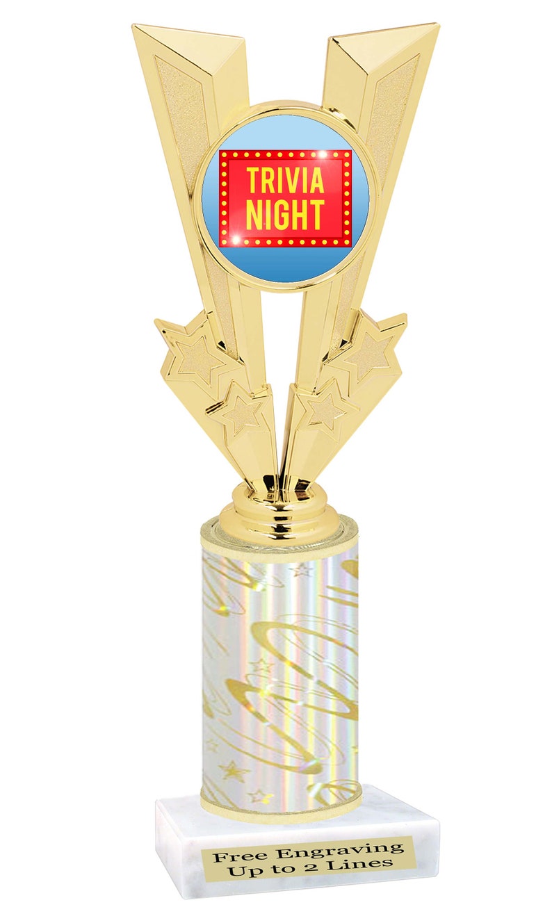 Trivia Trophy. Great Trophy for Your Next Family Game Night And/or ...