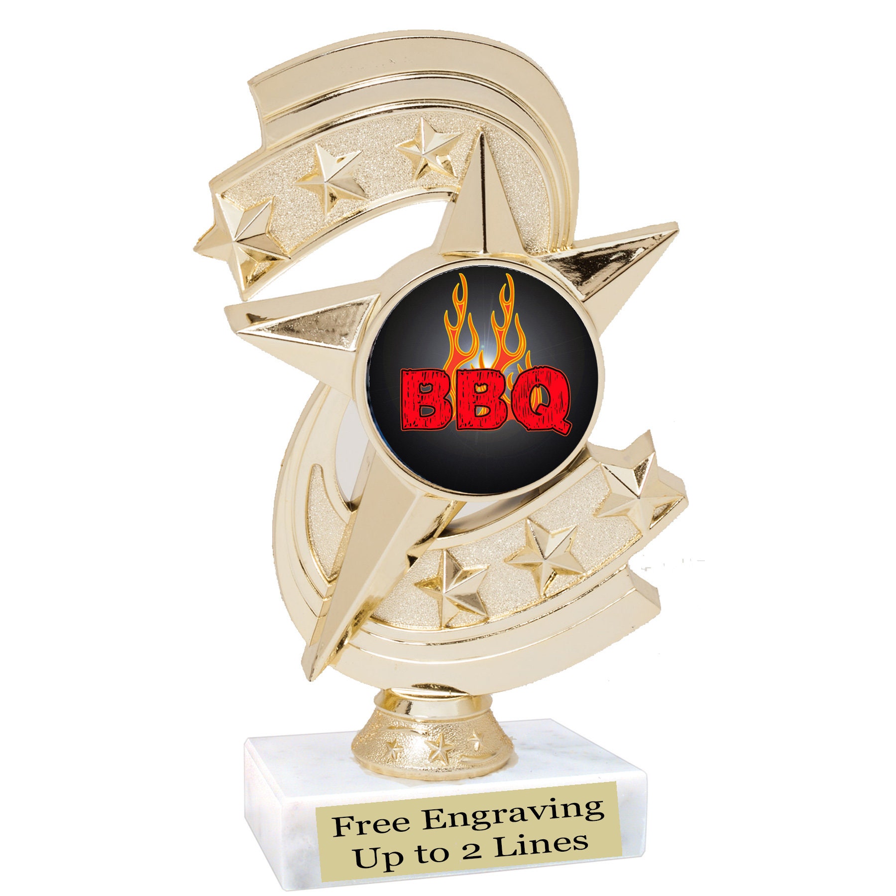 BBQ Cook off Trophy. 6 Tall With Choice of Art Work. | Etsy