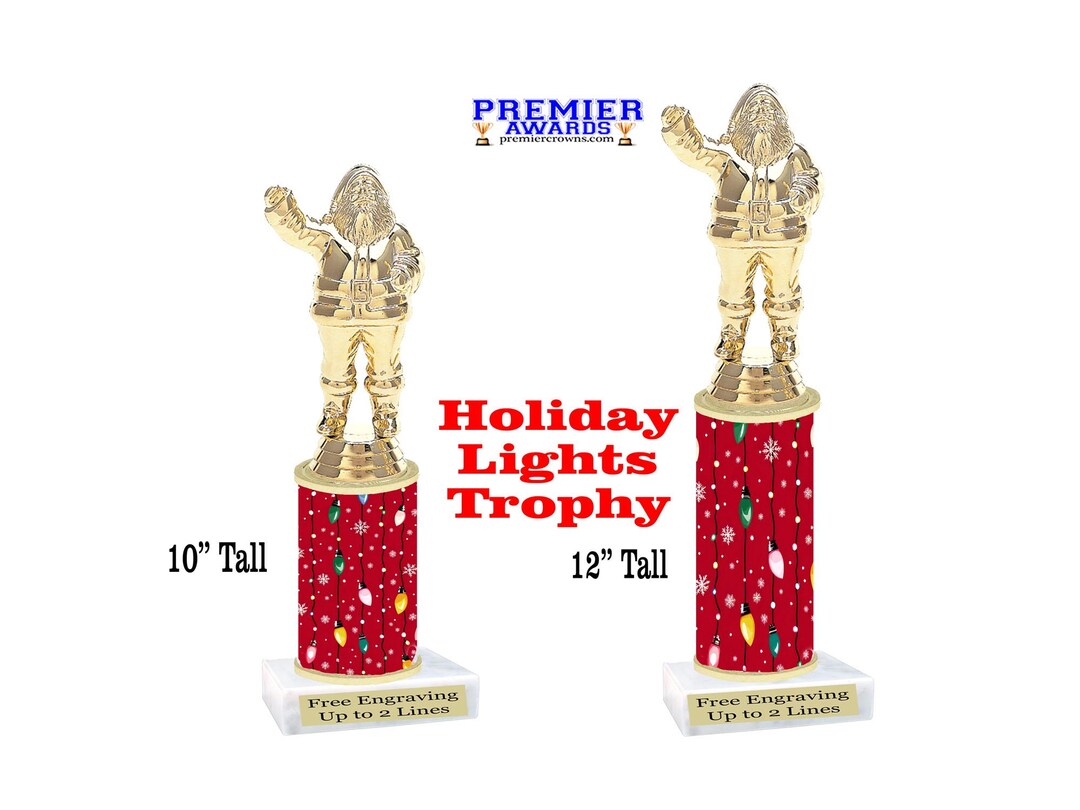 Holiday Lights Theme Trophy. Great for Your Decorating Contests ...