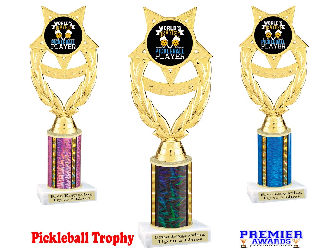 Pickleball Trophy. Great Trophy for Your Tournaments, Family Games, and ...