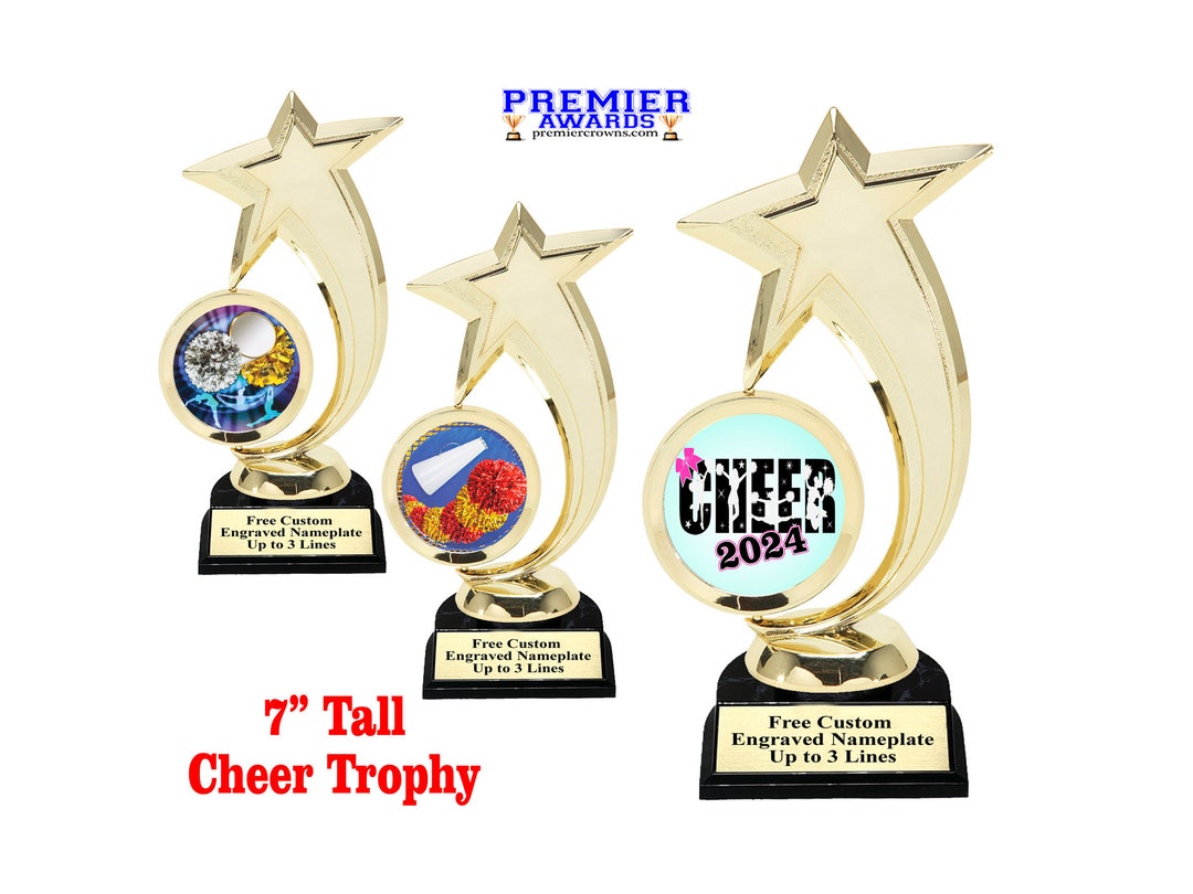 Cheer Trophy. 7 Tall. Great Trophy for Sports Leagues, Schools ...