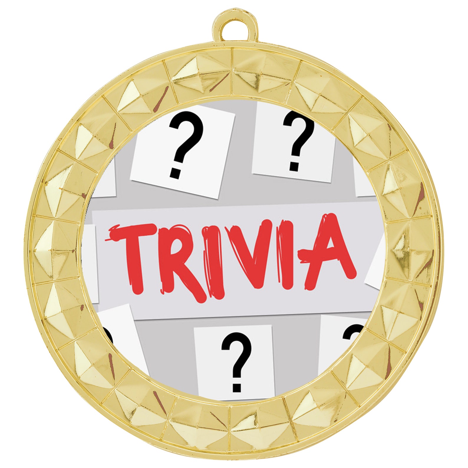 Trivia Medal. Great Trophy for Your Next Family Game Night - Etsy