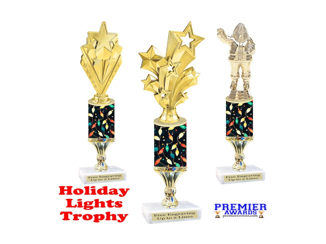 Holiday Lights Theme Trophy. Great for All of Your Decorating Contests ...