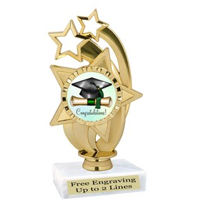 Graduation Theme Trophy. Great Award to Celebrate Their Accomplishments ...