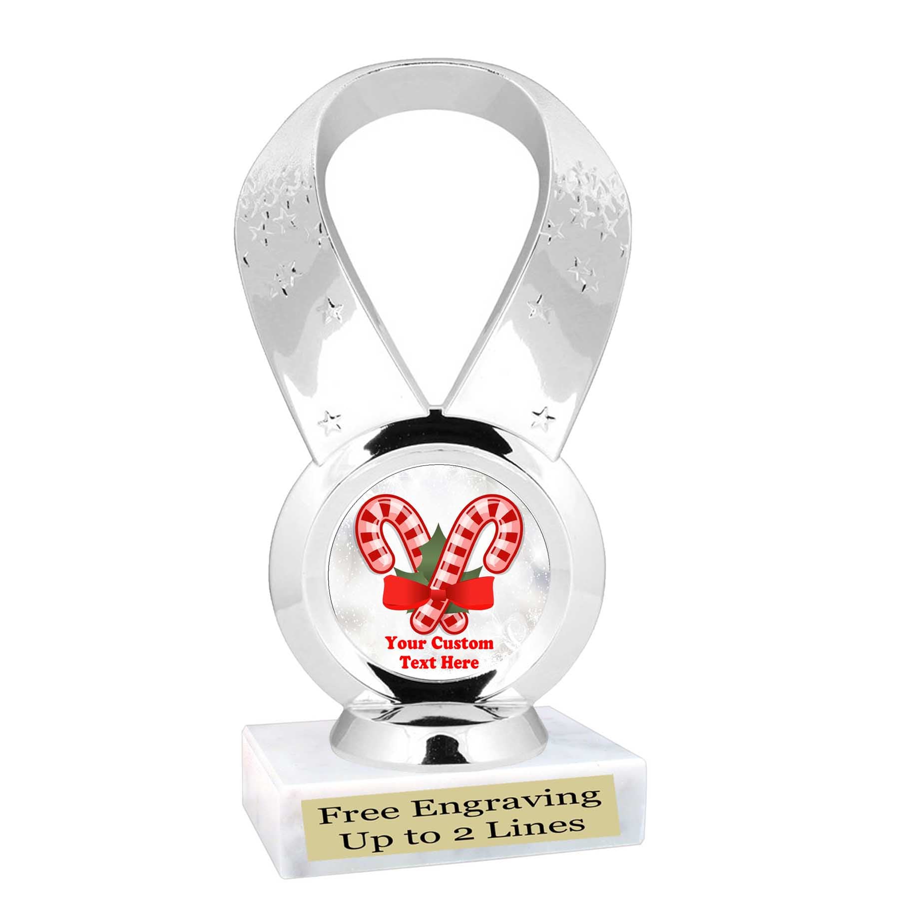 Custom Candy Cane Trophy. Great Trophy for Your Holiday - Etsy