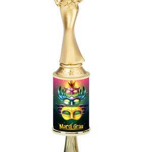 Mardi Gras Trophy. Great Trophy for Any Event, Competition, Party ...