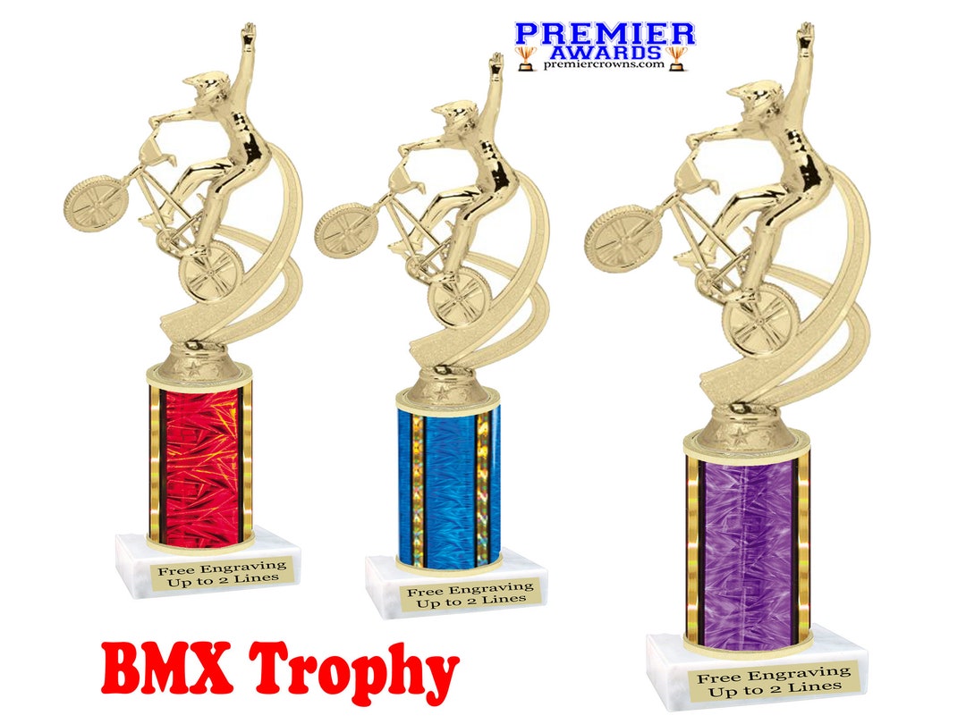 BMX Trophy. Great Trophy for Your Tournaments, Family Games, and Recreation Departments - Etsy