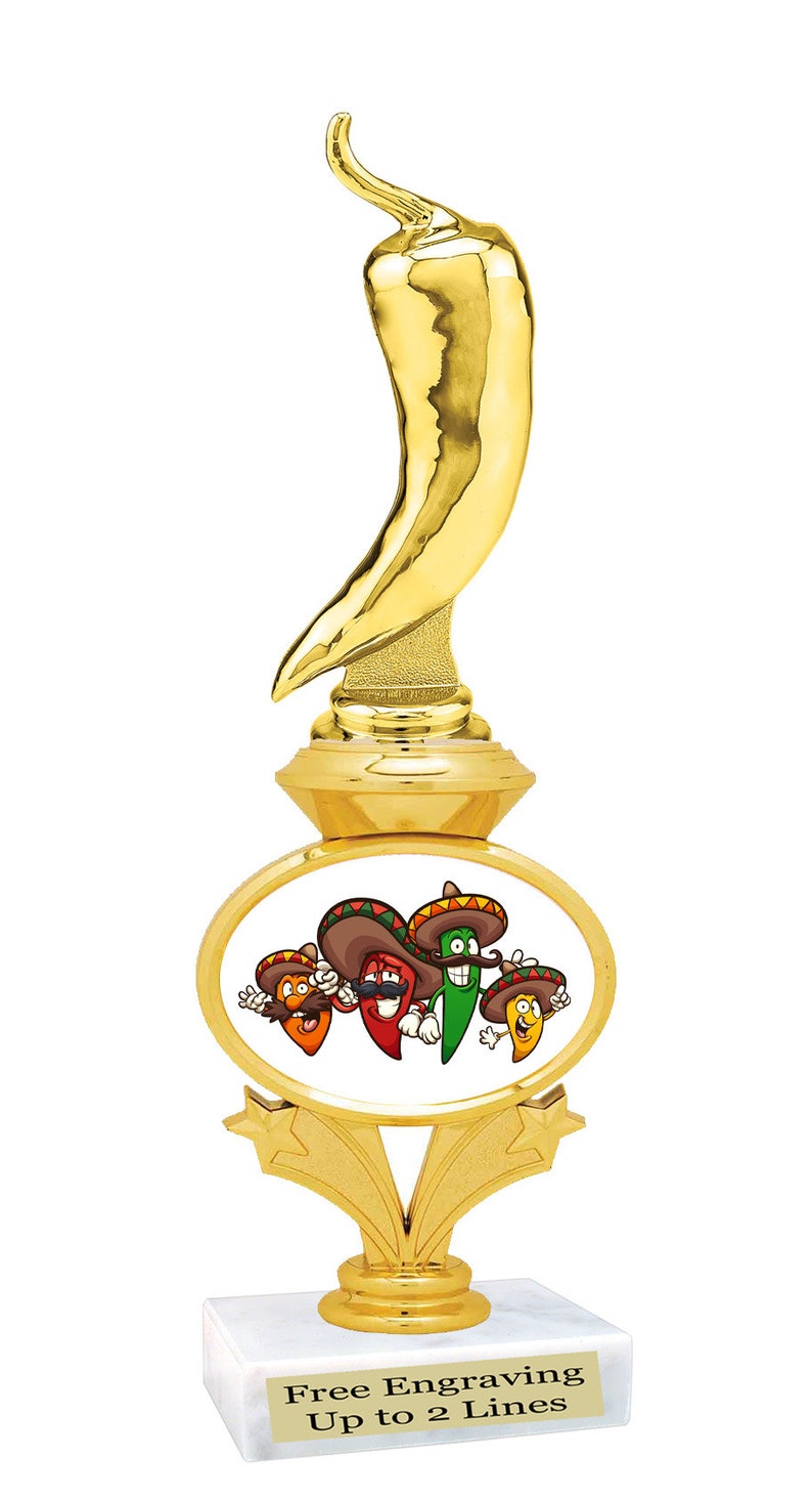 Chili Cook off Trophy. 10 Tall With Choice of Art Work. - Etsy