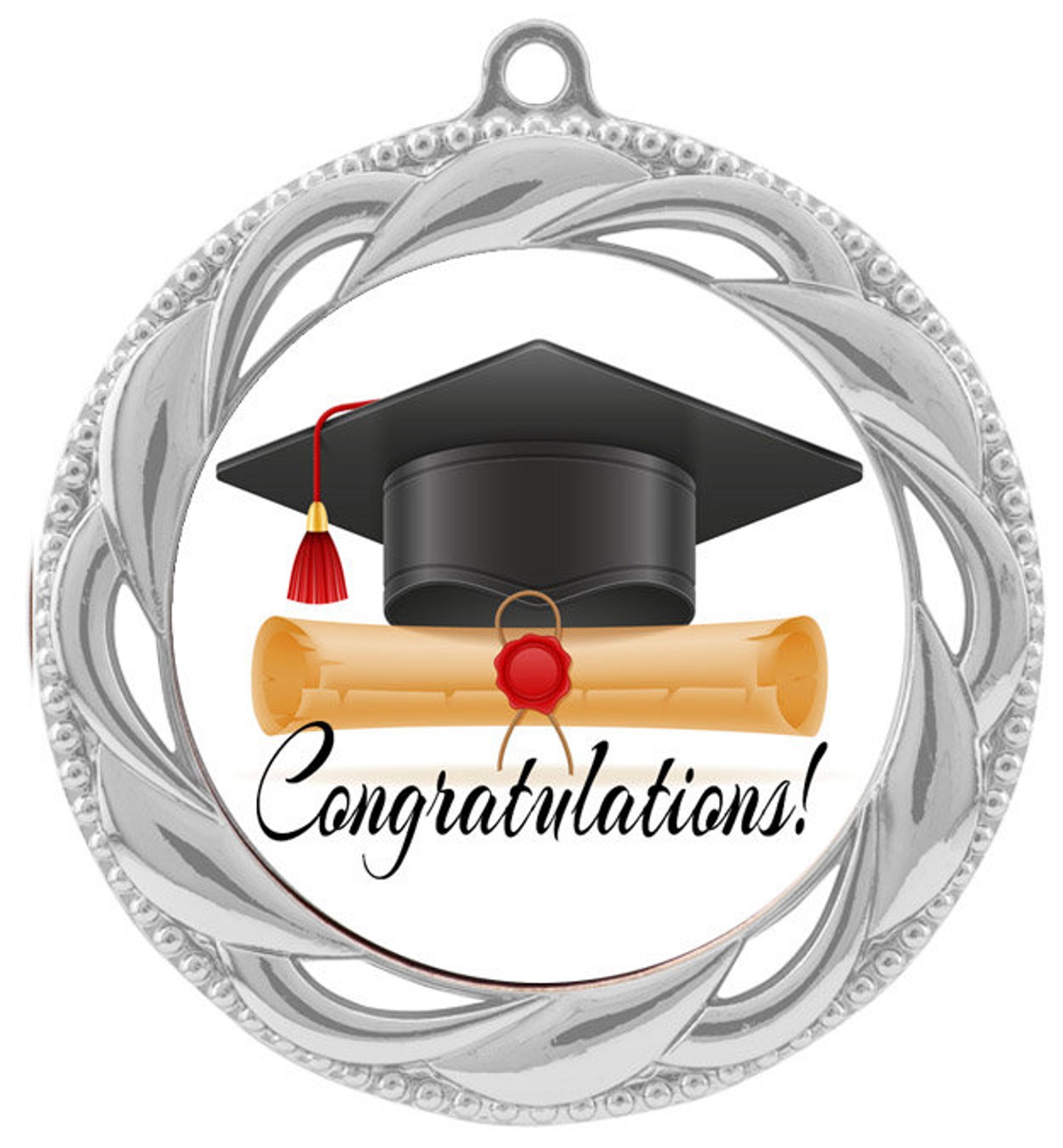 Graduation Theme Medal. Choice of 7 Designs. Includes Free - Etsy