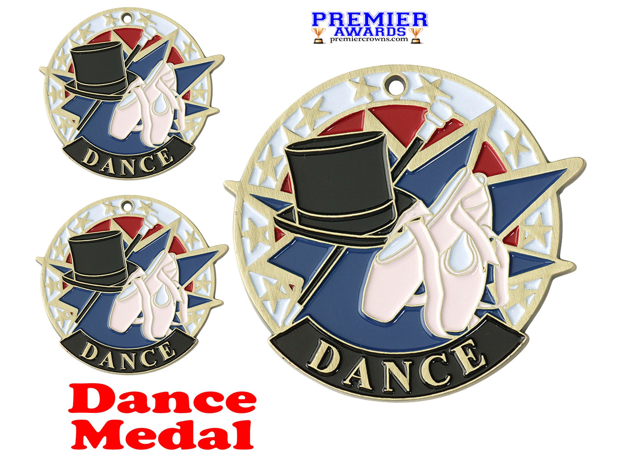 Dance Medal. Great Medal for Dance Squads Schools Recitals | Etsy