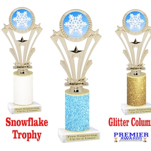Snowflake Theme Trophy. Great for All of Our Holiday Events, Contests ...