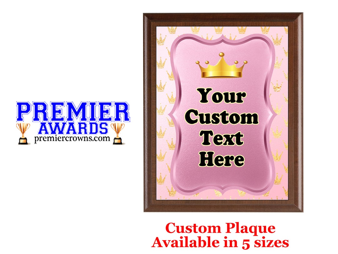 Custom Plaque. Available in 5 Sizes. Great for Any Event - Etsy