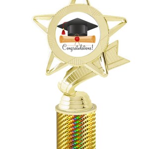 Graduation Theme Trophy. Great Award to Celebrate Their Accomplishments ...