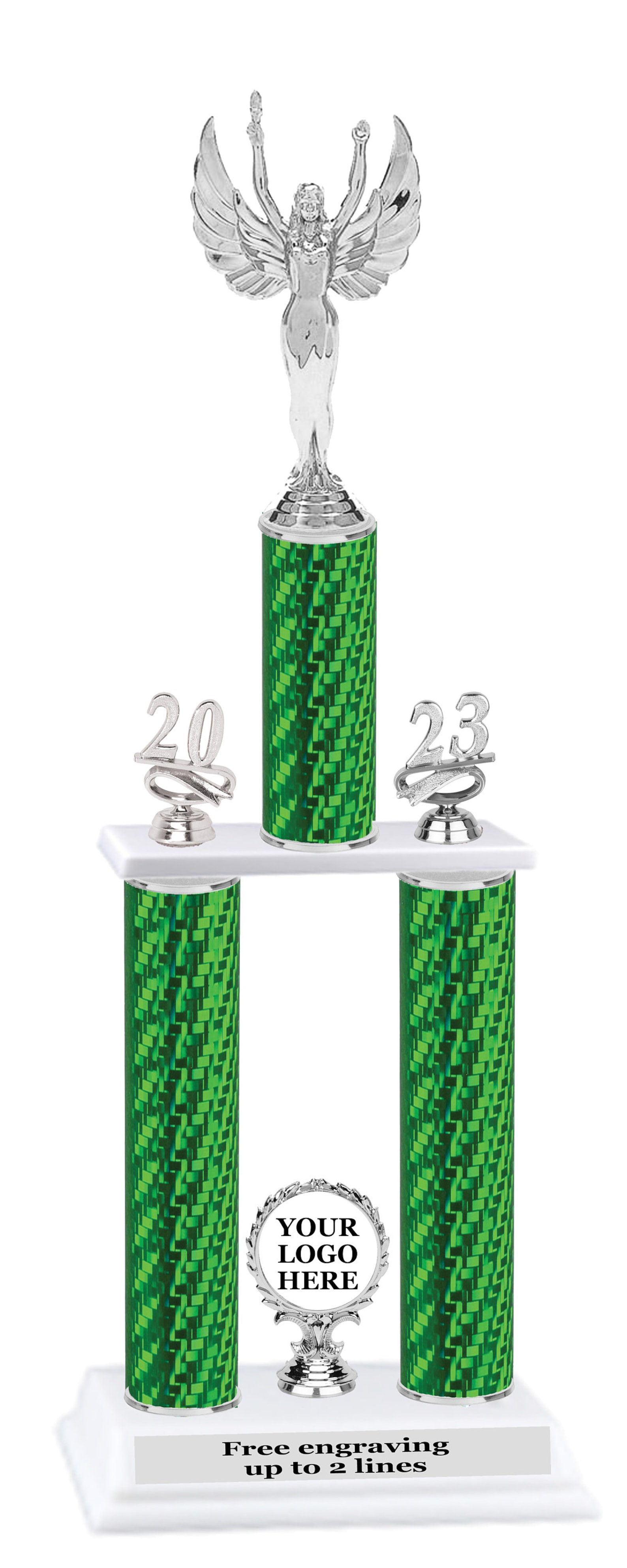Custom 2-column Trophy. Available in 3 Trophy Heights & Choice of ...