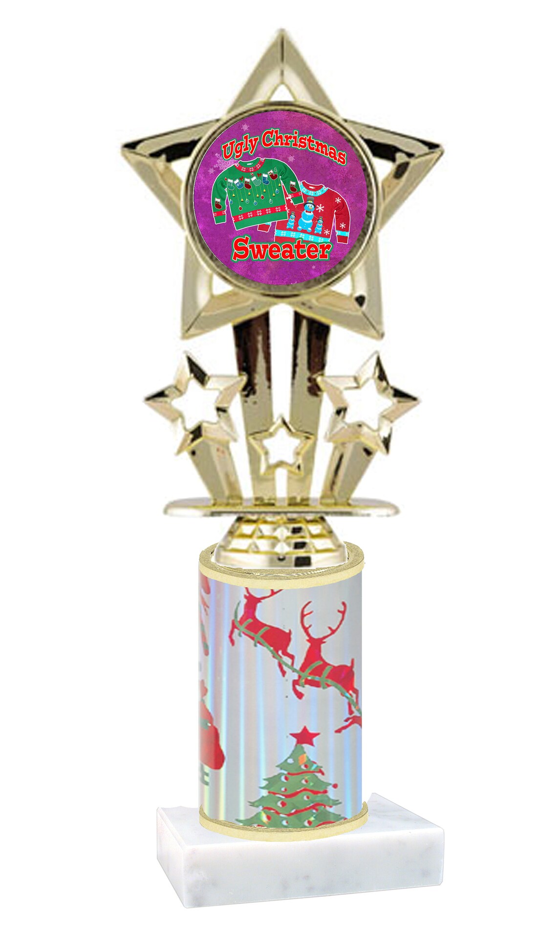 Ugly Sweater Theme Trophy. Great Award for You Holiday Events - Etsy