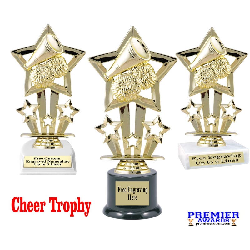 Kids Cheer Trophy - Etsy