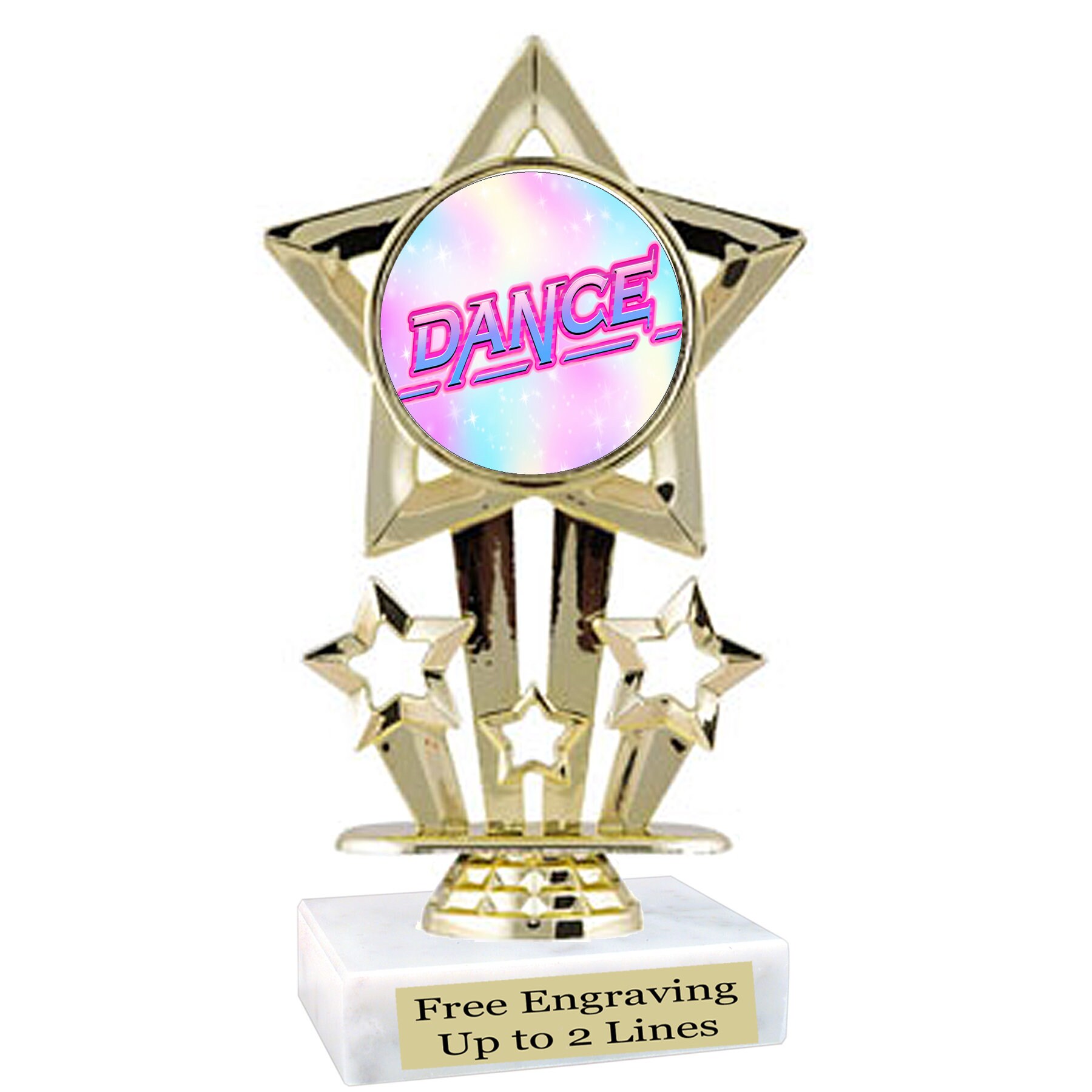 Dance Trophy with choice of art work. 6 tall. Great | Etsy