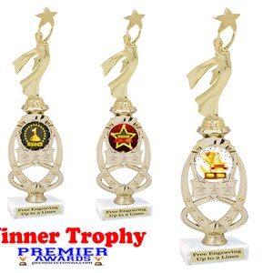 WINNER Theme Trophy. Great Trophy for Any Event, Pageant, Contest ...