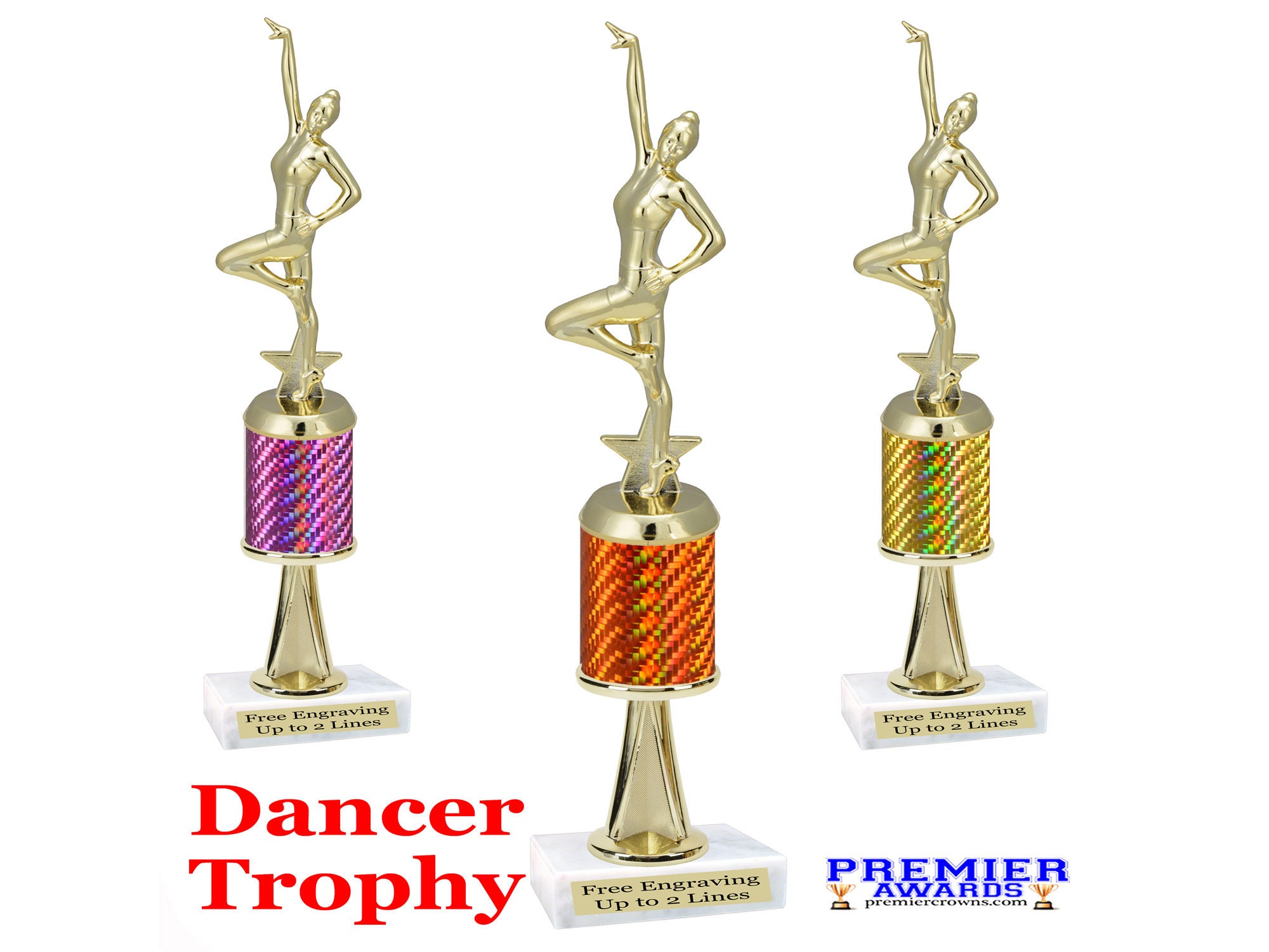 Dancer Trophy. Great for recitals squads schools rec | Etsy