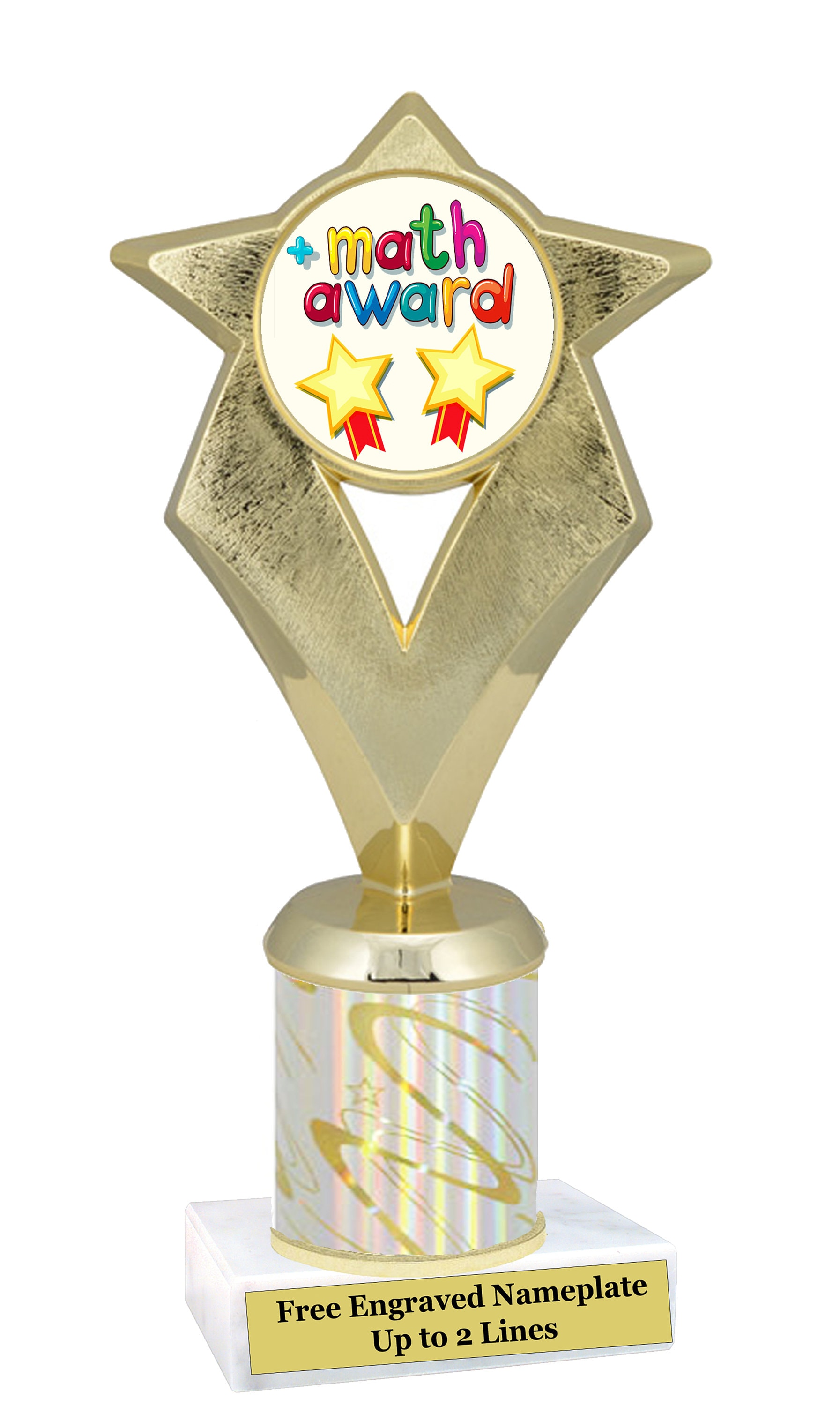 Math Theme Trophy. Great Award for Schools Contests - Etsy
