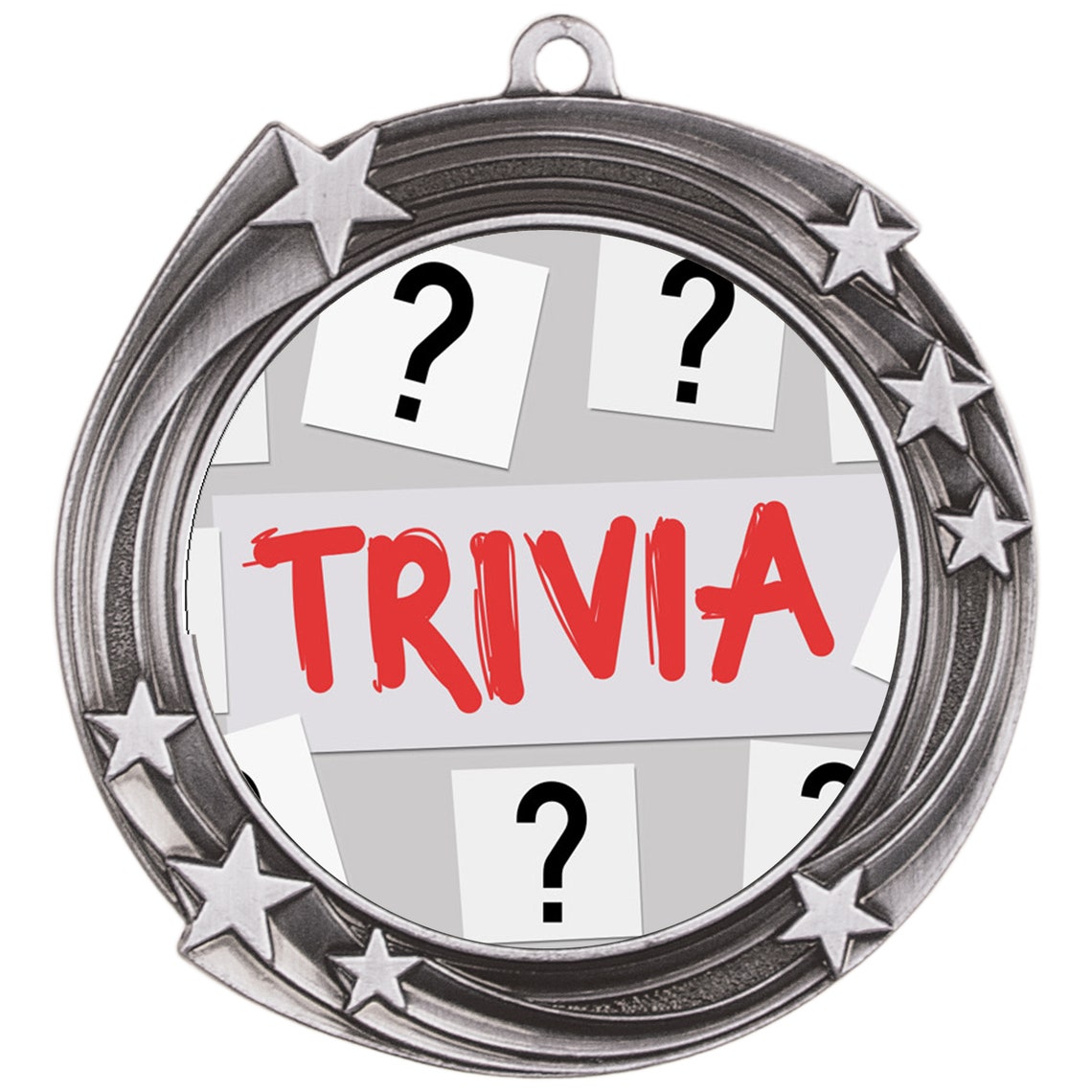 Trivia Medal. Great trophy for your next family game night | Etsy