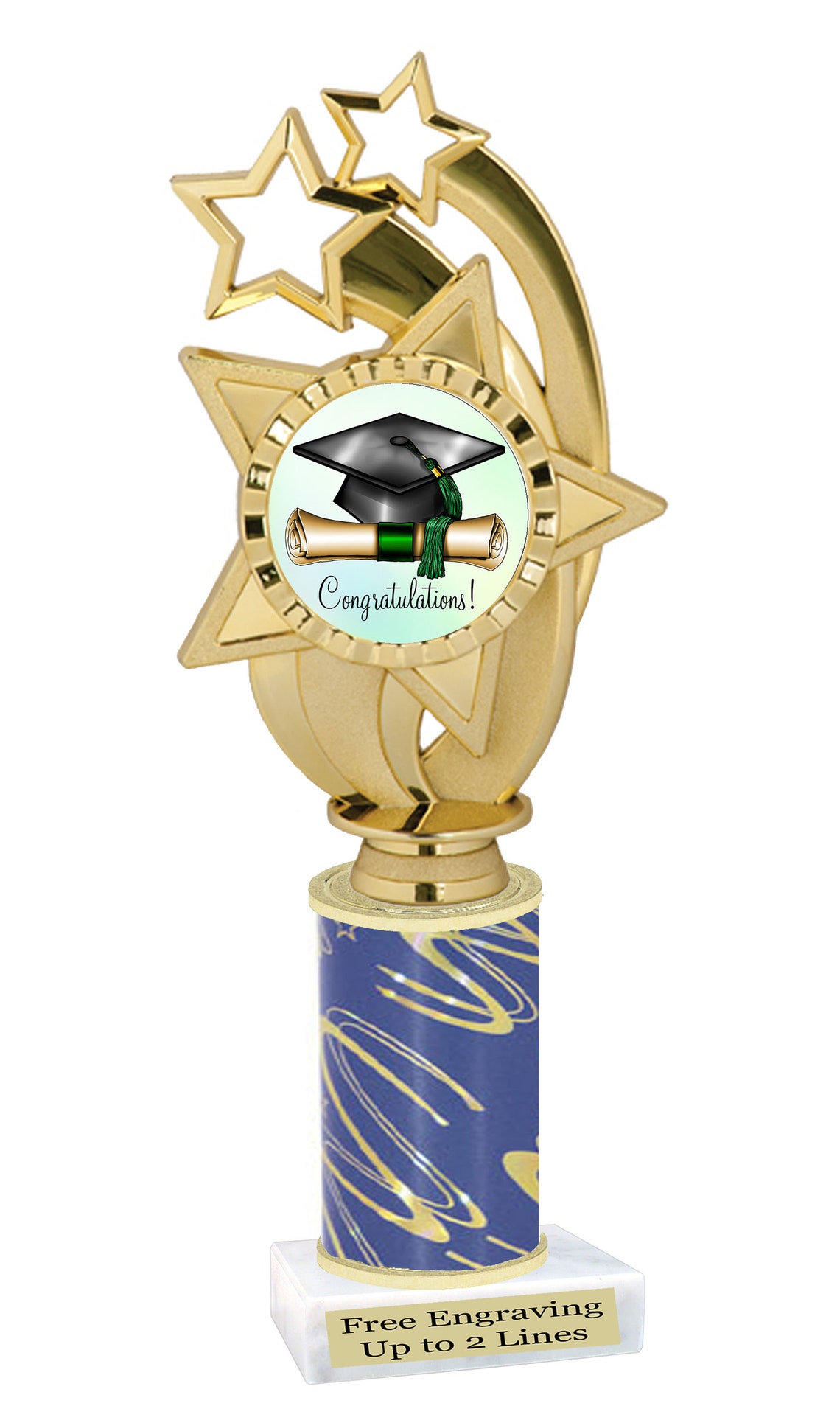 Graduation Theme Trophy. Great Award to Celebrate Their Accomplishments ...