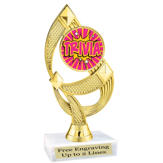 Memorabilia Trivia Medal Great trophy for your next family game night ...