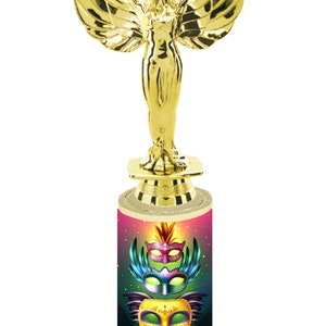 Mardi Gras Trophy. Great Trophy for Any Event, Competition, Party ...