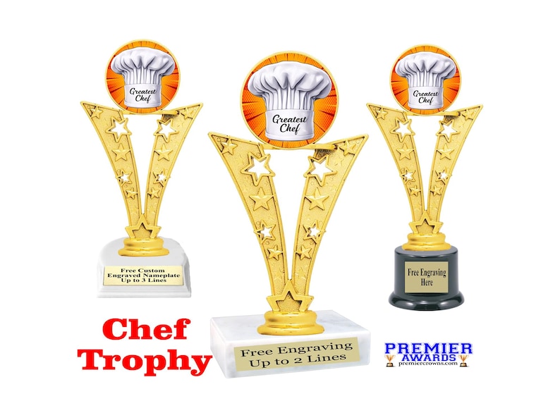 Greatest Chef Themed Trophy. Great for Baking Contests, Cooking ...