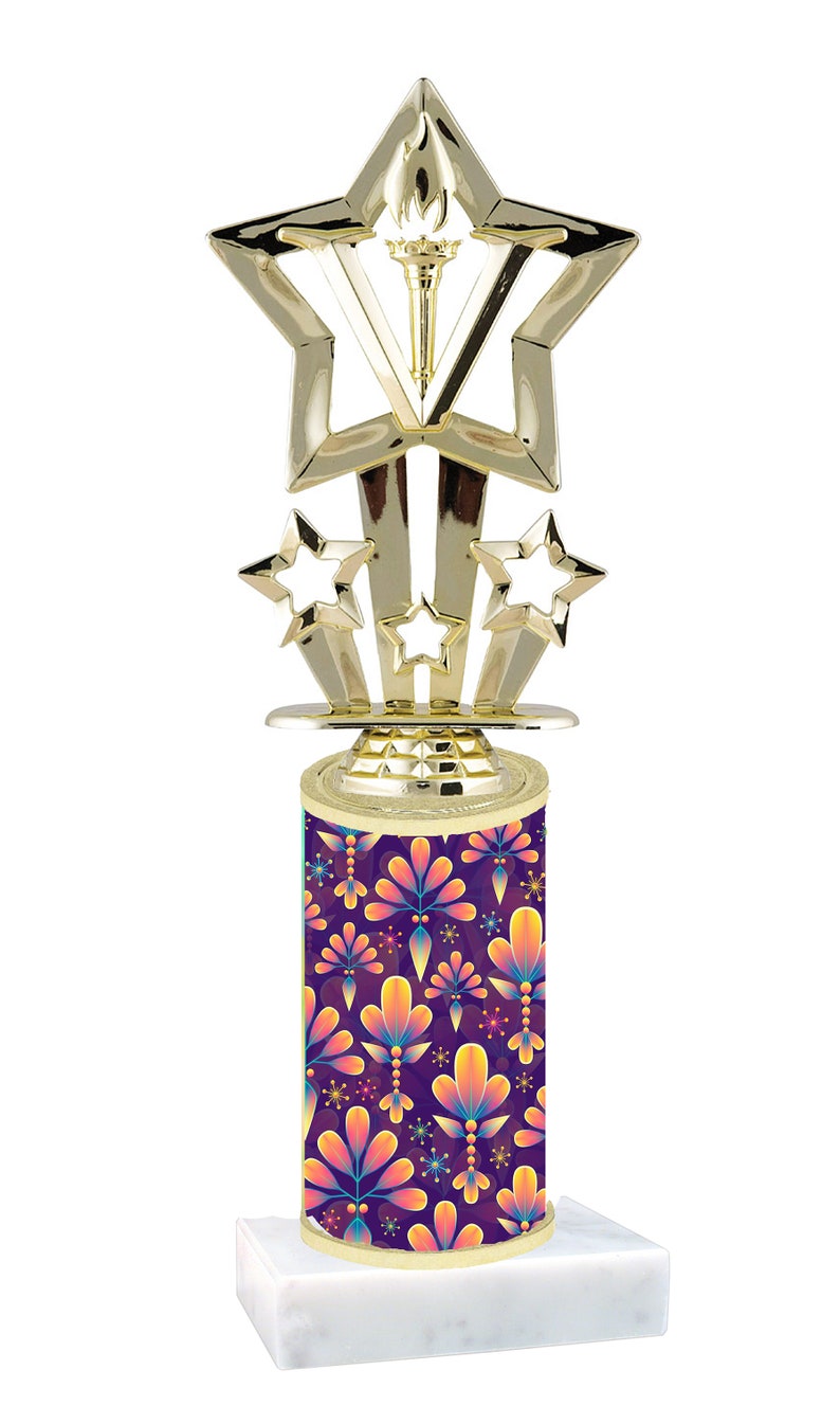 Abstract Design Trophy With Choice of Figure. Numerous Trophy - Etsy