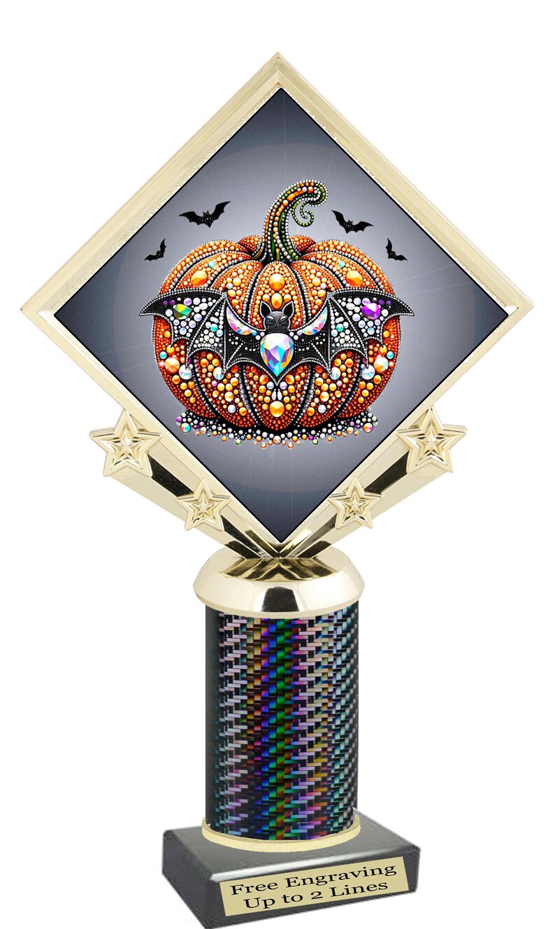 Halloween Trophy. Choice of 9 Designs. Great for Costume Contests ...
